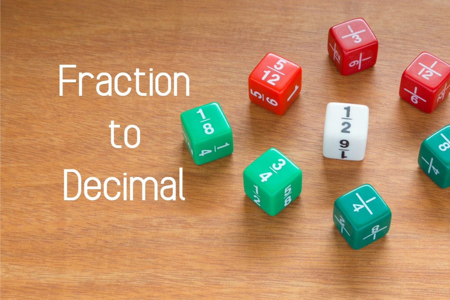 Fraction to Decimal and Decimal to Fraction Convert | Math Tutor