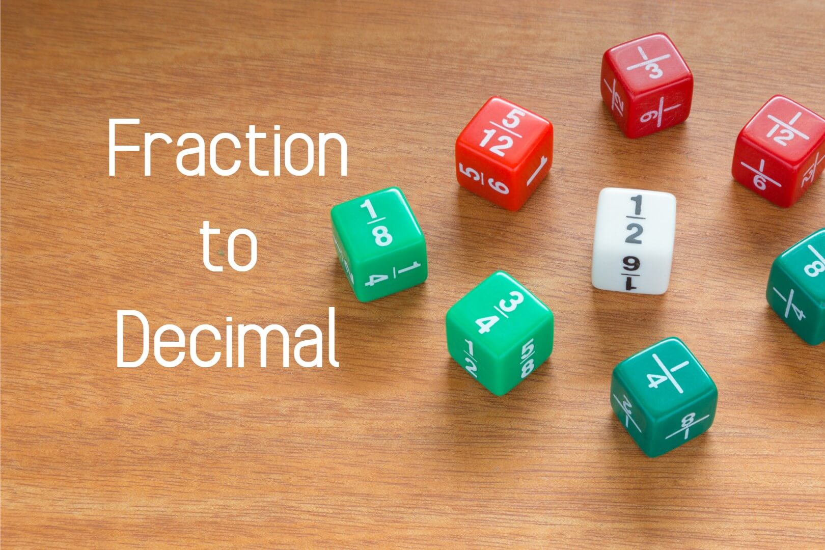 Fraction to Decimal and Decimal to Fraction Convert | Math Tutor